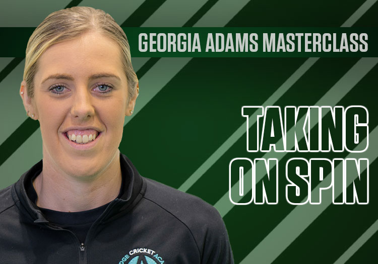 Georgia Adams batting masterclass: How to play spin bowling in three ...