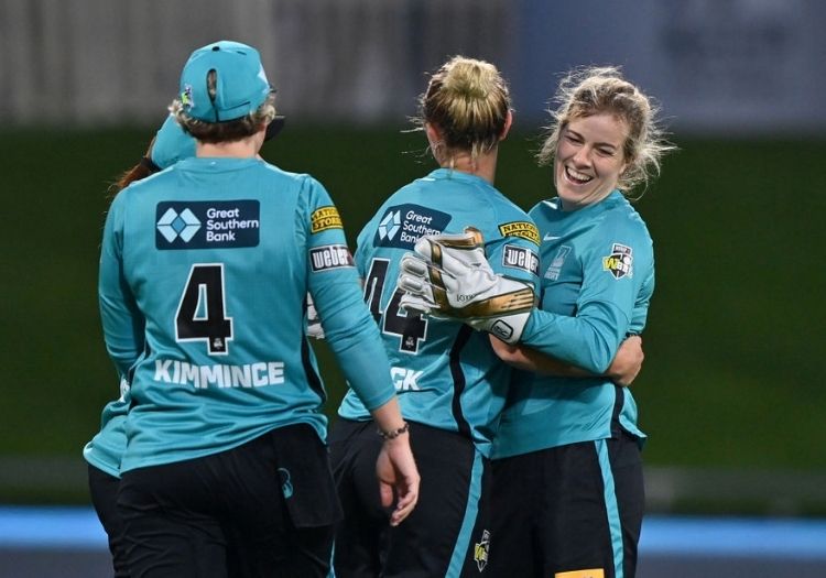 Brisbane Heat register first win of WBBL season as Georgia Redmayne ...
